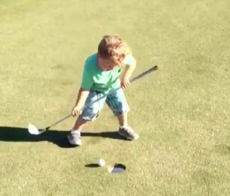 Toddler throws tantrum - GolfPunkHQ