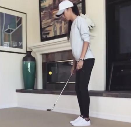 Tania Tare's it up with stunning trick shot - GolfPunkHQ
